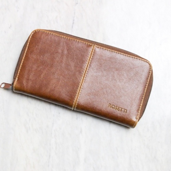 Rosetti | Bags | Rosetti Leather Wallet In Chestnut | Poshmark
